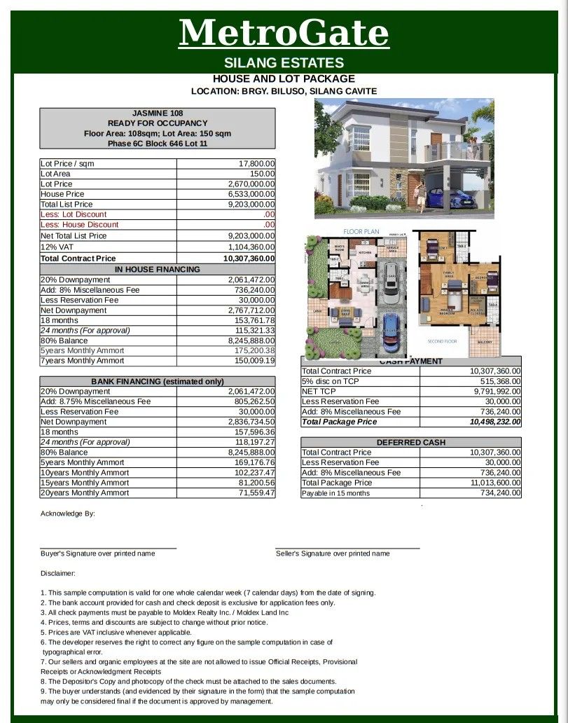 Metrogate silang estate house and lot, Property, For Sale, House & Lot ...