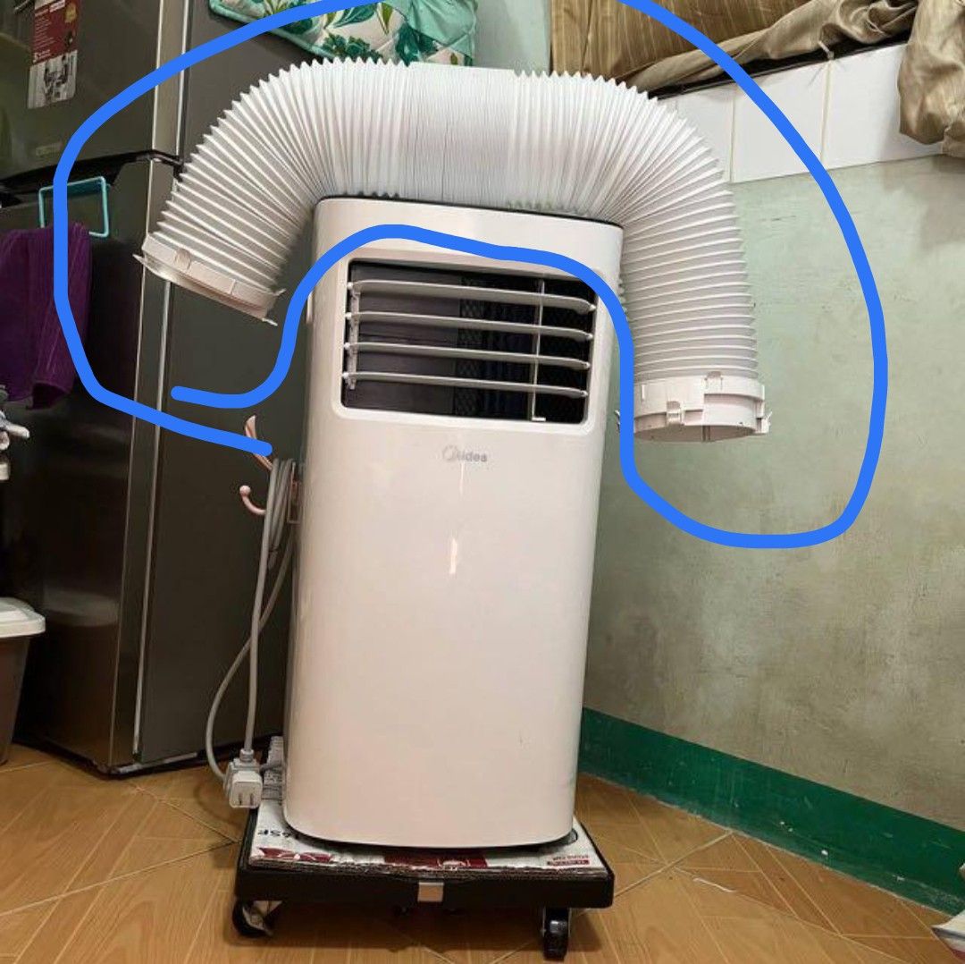 Midea 1.5 HP Remote Controlled Portable Air Conditioner, Furniture ...
