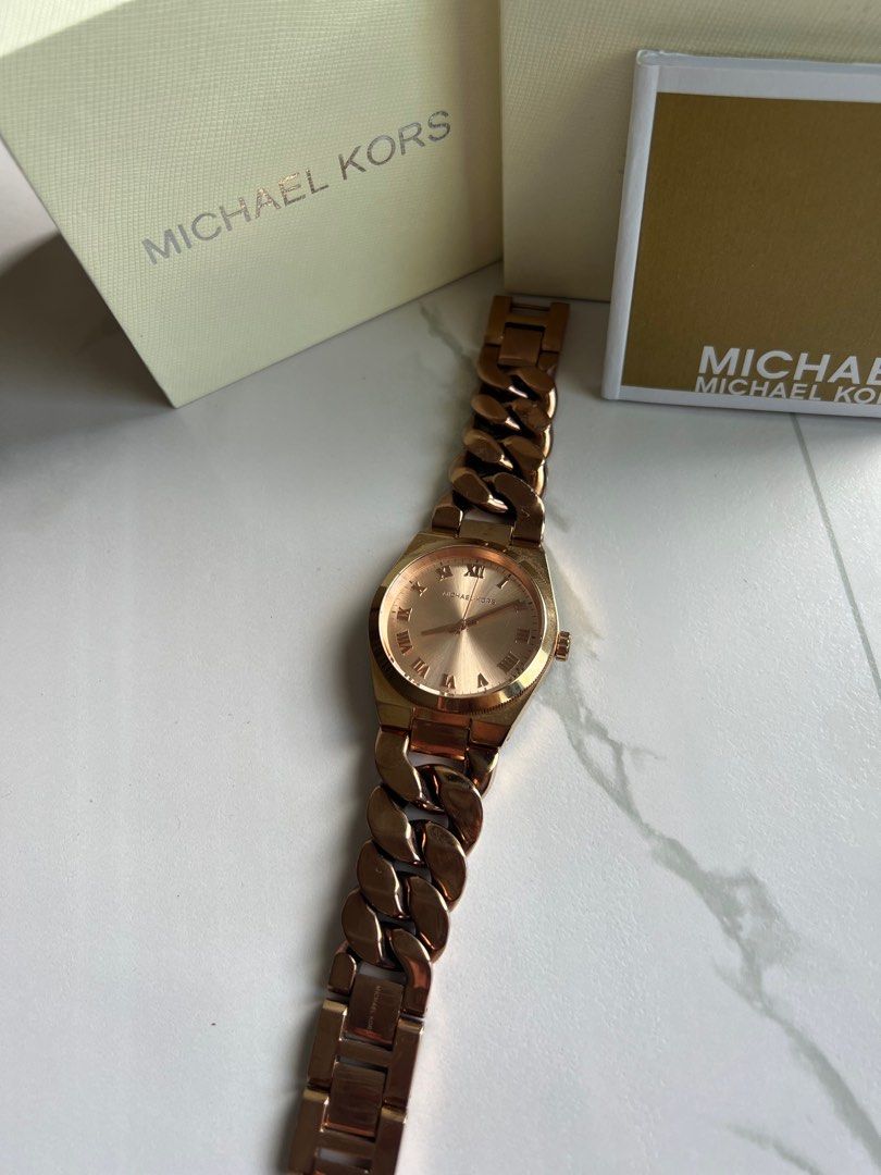 MK rose gold watch original, Women's Fashion, Watches & Accessories ...