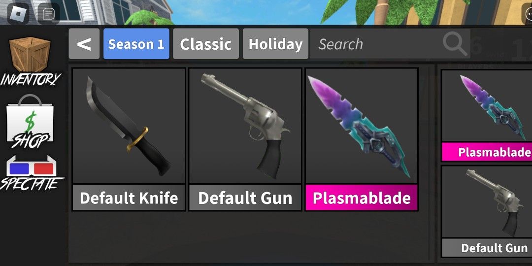 mm2 plasma blade and ghostly, Video Gaming, Video Games, Others on ...