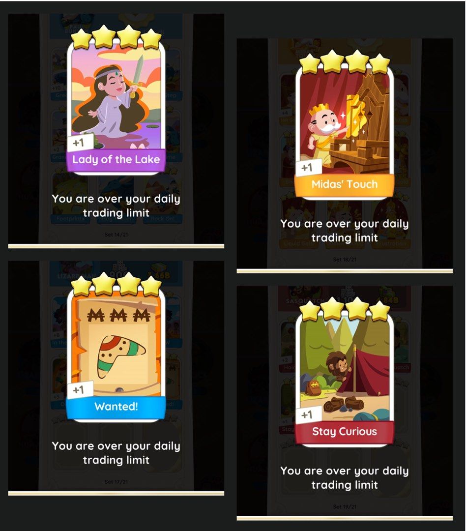 MONOPOLY GO 4 STAR STICKERS, Video Gaming, Gaming Accessories, In-Game ...