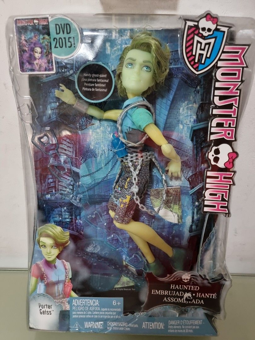 Monster high doll Porter Geiss, Hobbies & Toys, Toys & Games on Carousell