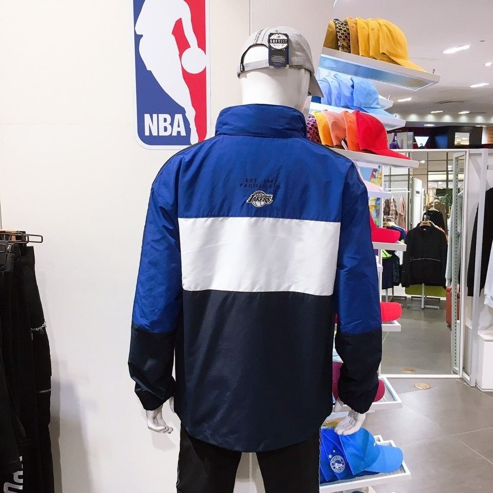 NBA Lakers Windbreaker Jacket, Men's Fashion, Coats, Jackets and ...