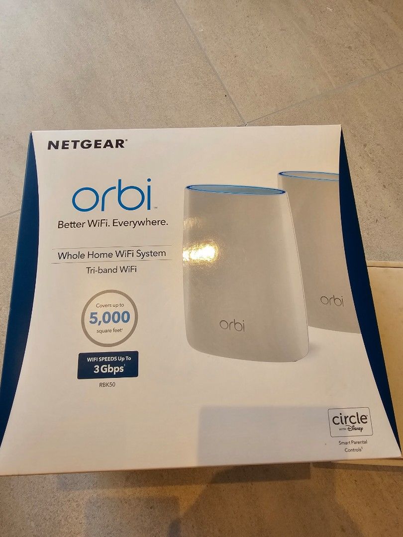 Netgear Orbi RBK50 Wifi Mesh, Computers & Tech, Parts & Accessories ...