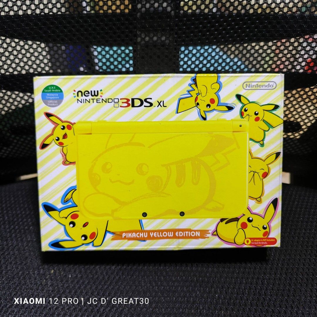 New 3ds xl pikachu edition with box, Video Gaming, Video Game Consoles ...