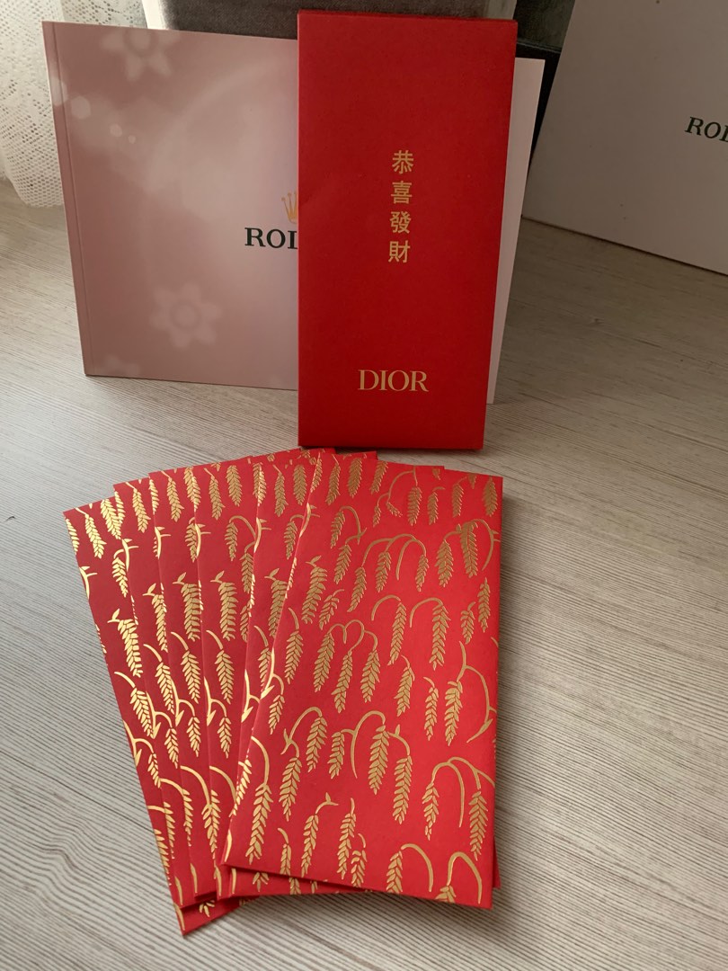 New Dior red packet (6 pcs), Hobbies & Toys, Stationery & Craft ...