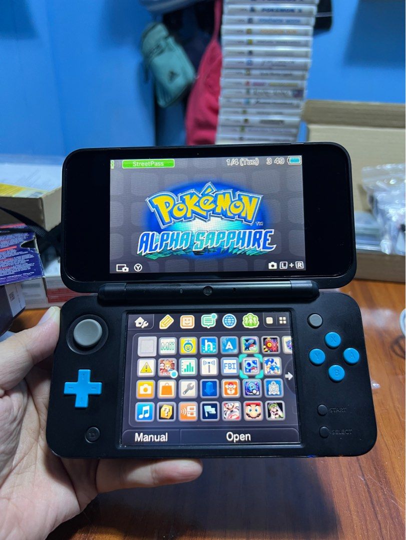 New Nintendo 2DS XL Black & Turquoise (US Version, Cfw with 32gb MMC ...