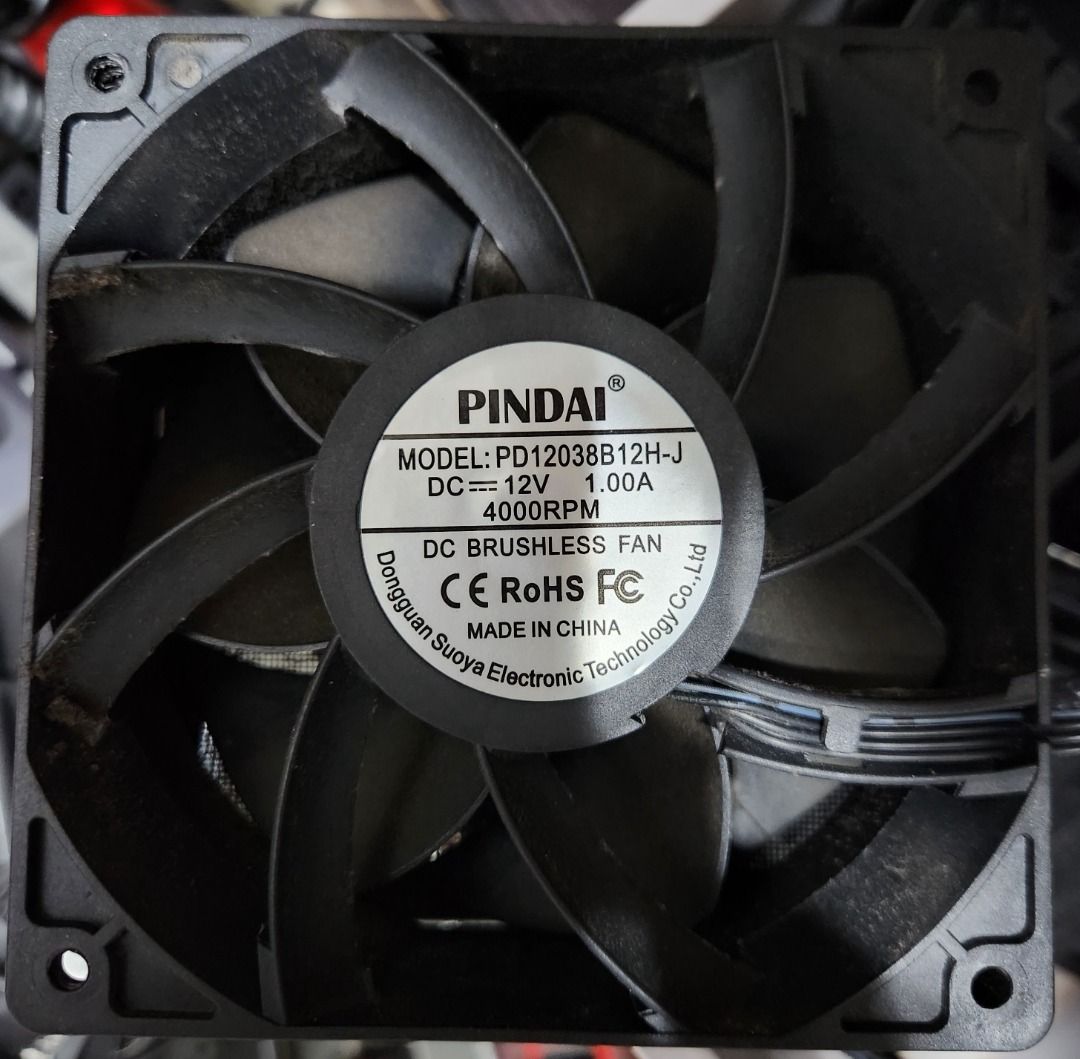 Nidec 120mm Fan (4000rpm), Computers & Tech, Parts & Accessories ...