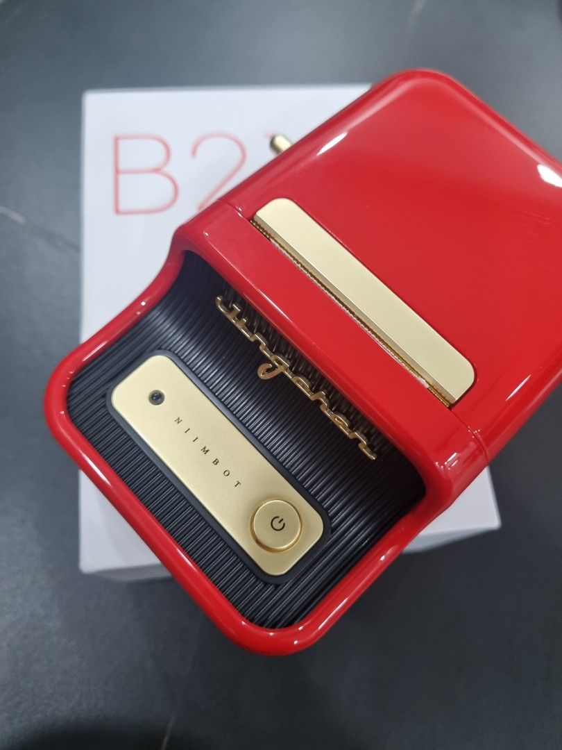 Niimbot B21 Label Printer Wireless Bluetooth Thermal Label Maker ...