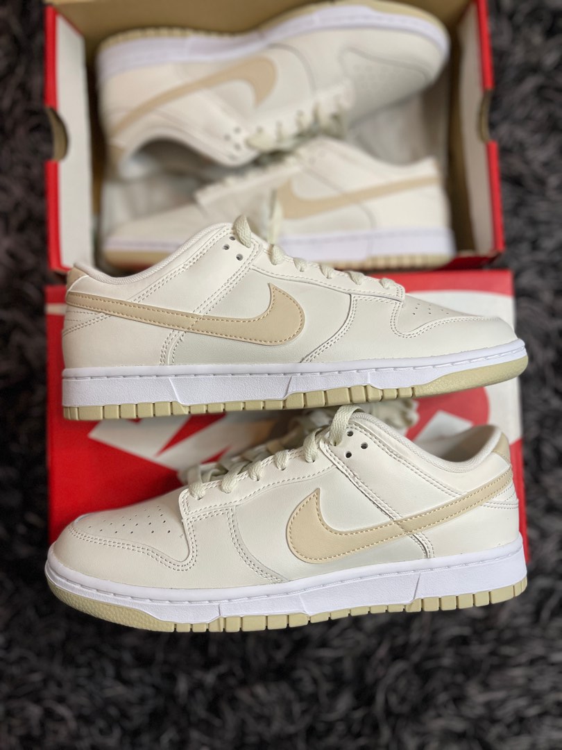 Nike Dunk Low 'Phantom / Sand Drift' Size 9 US, Men's Fashion, Footwear ...