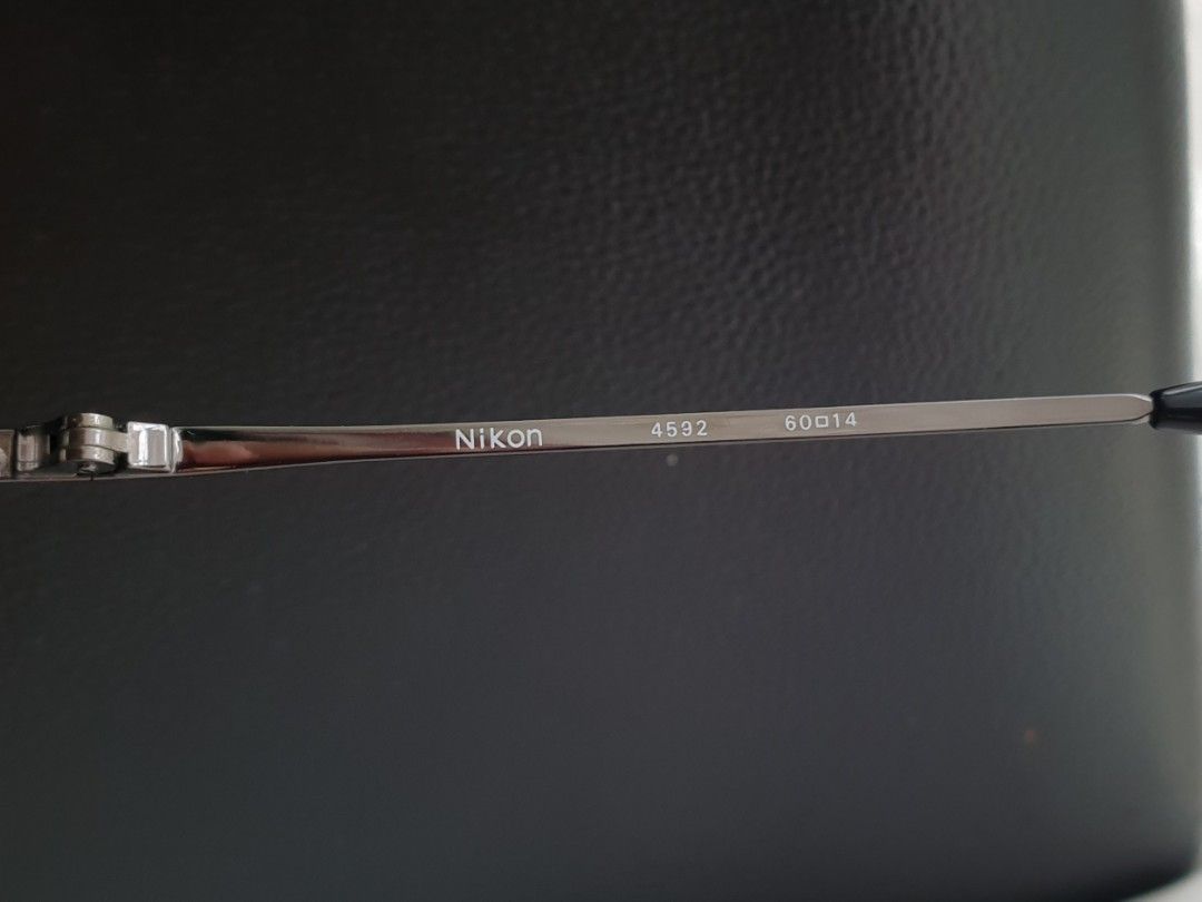 Nikon 60mm Large Aviator Eyeglass Frame, Men's Fashion, Watches ...