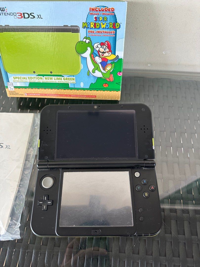 Nintendo [New] 3DS XL Limited Lime Green Edition Full Set with Box ...