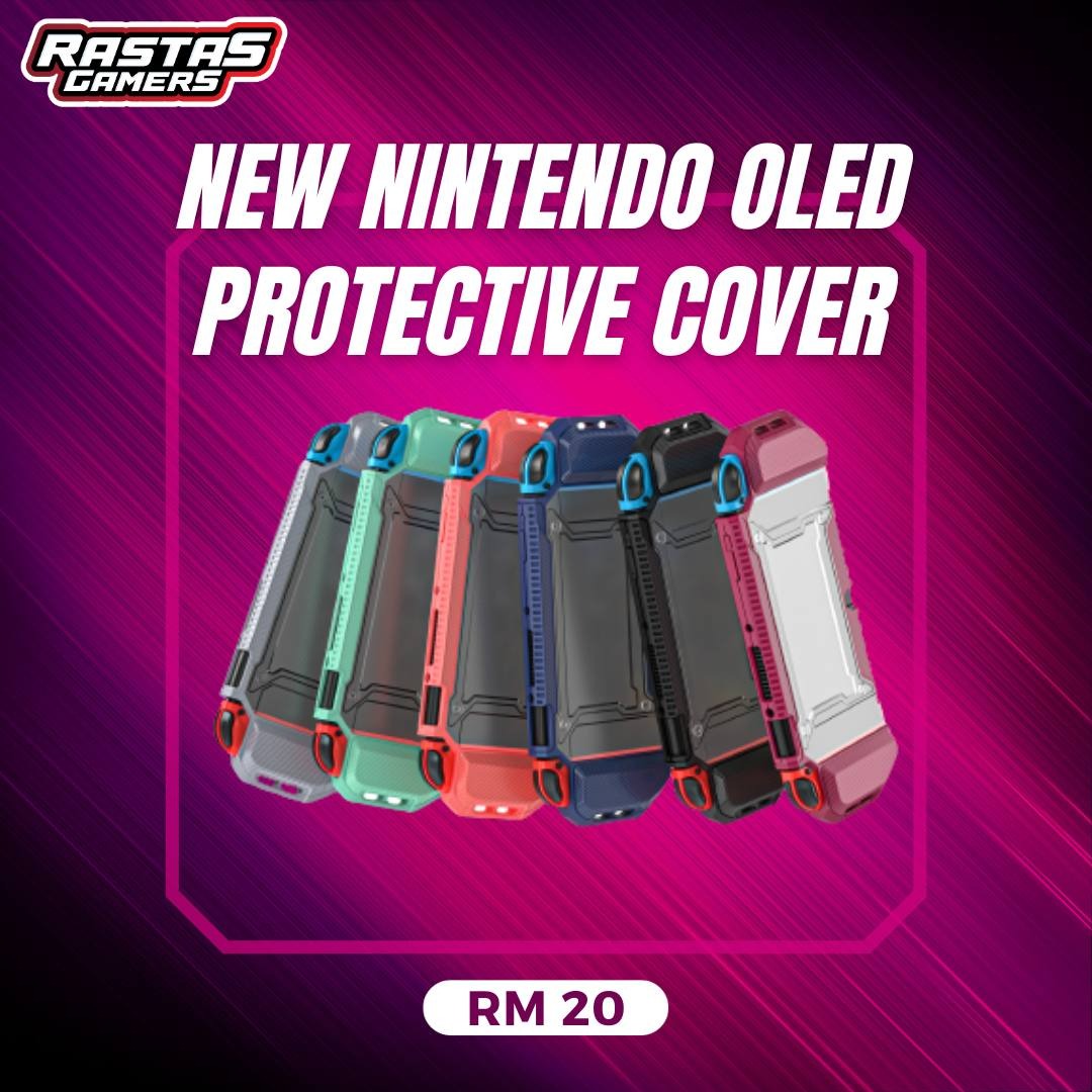 Nintendo Switch Oled Integrated Protective Cover, Video Gaming, Gaming ...