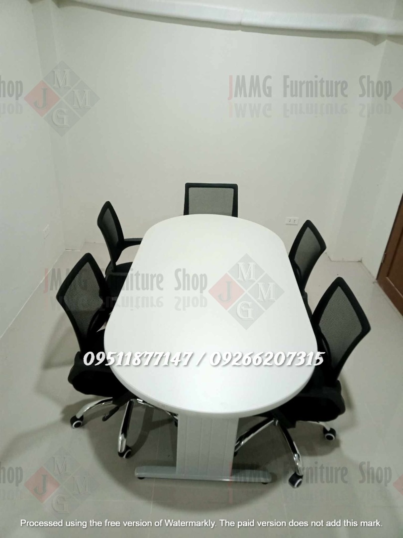 OFFICE CHAIR . OVAL CONFERENCE TABLE, Furniture & Home Living, Office ...