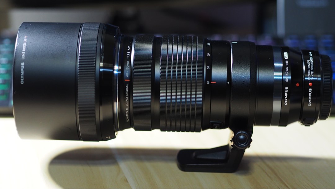 Olympus Pro Lens Set 40-150mm F2.8 Pro + 1.4x Teleconverter + Filters ...