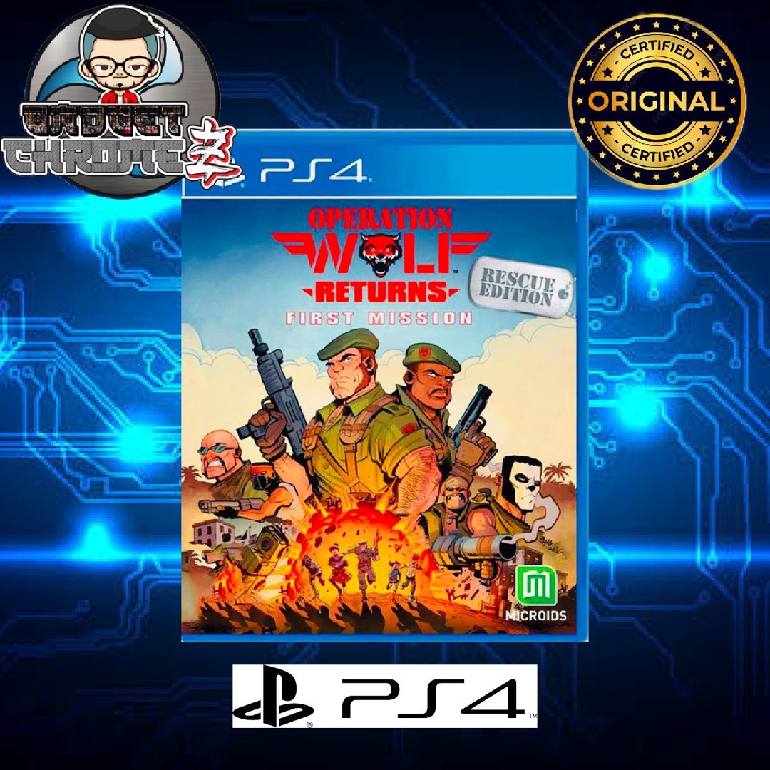 Operation Wolf Returns First Mission: Rescue Edition | PS4 Game ...
