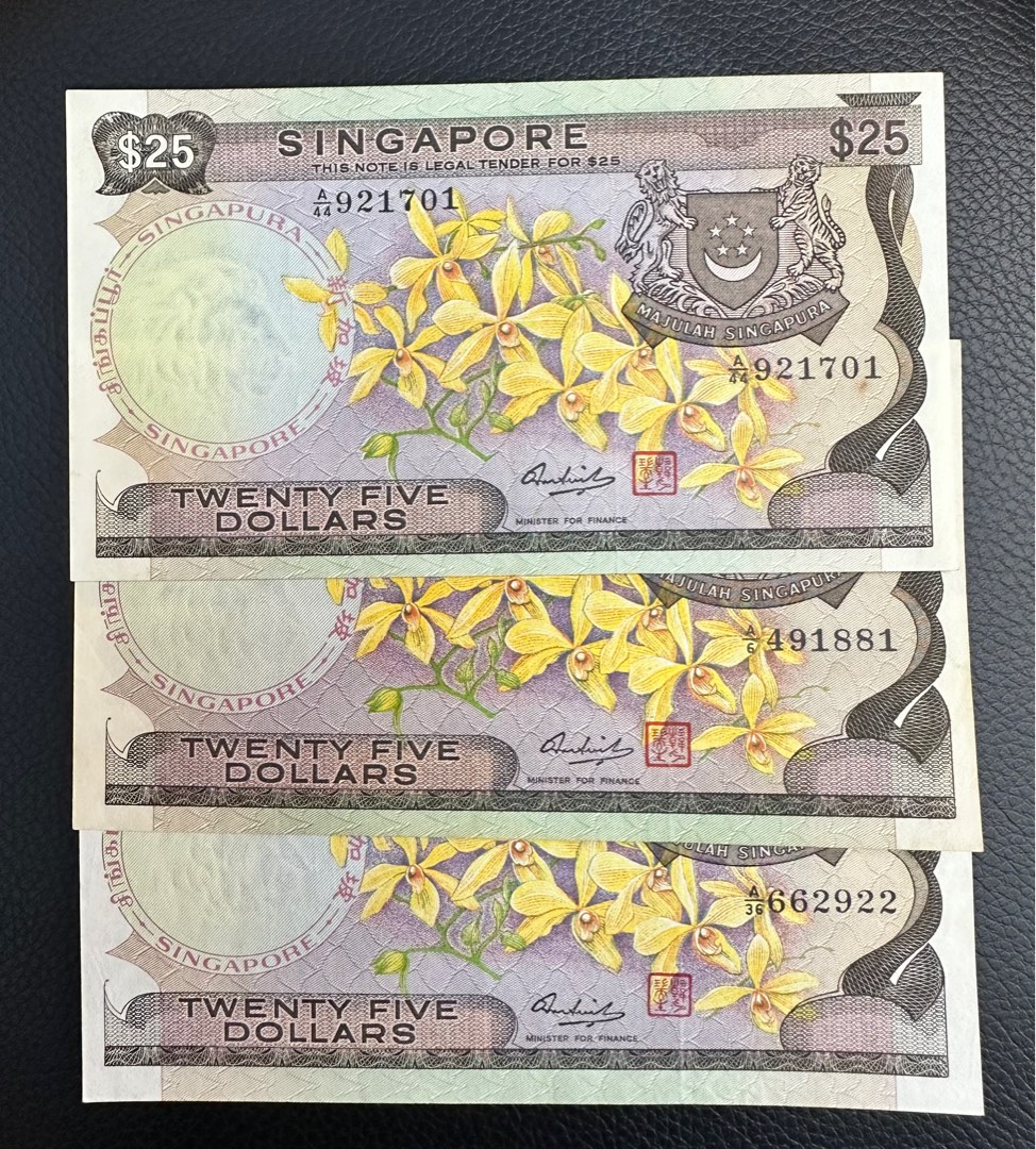 Orchid 25 Notes, Hobbies & Toys, Memorabilia & Collectibles, Currency ...
