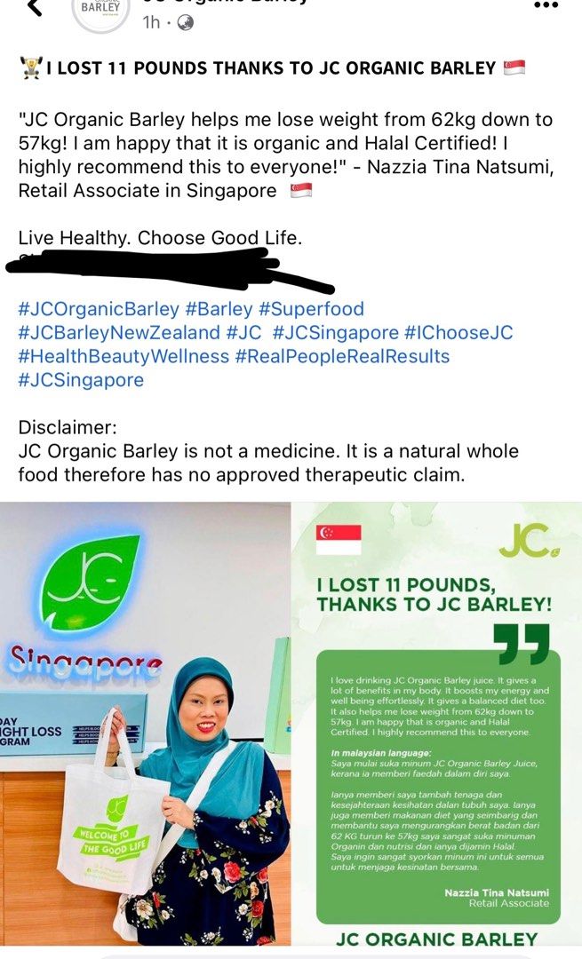 JC Organic Barley juice and capsule Fresh from New zealand tag barley ...