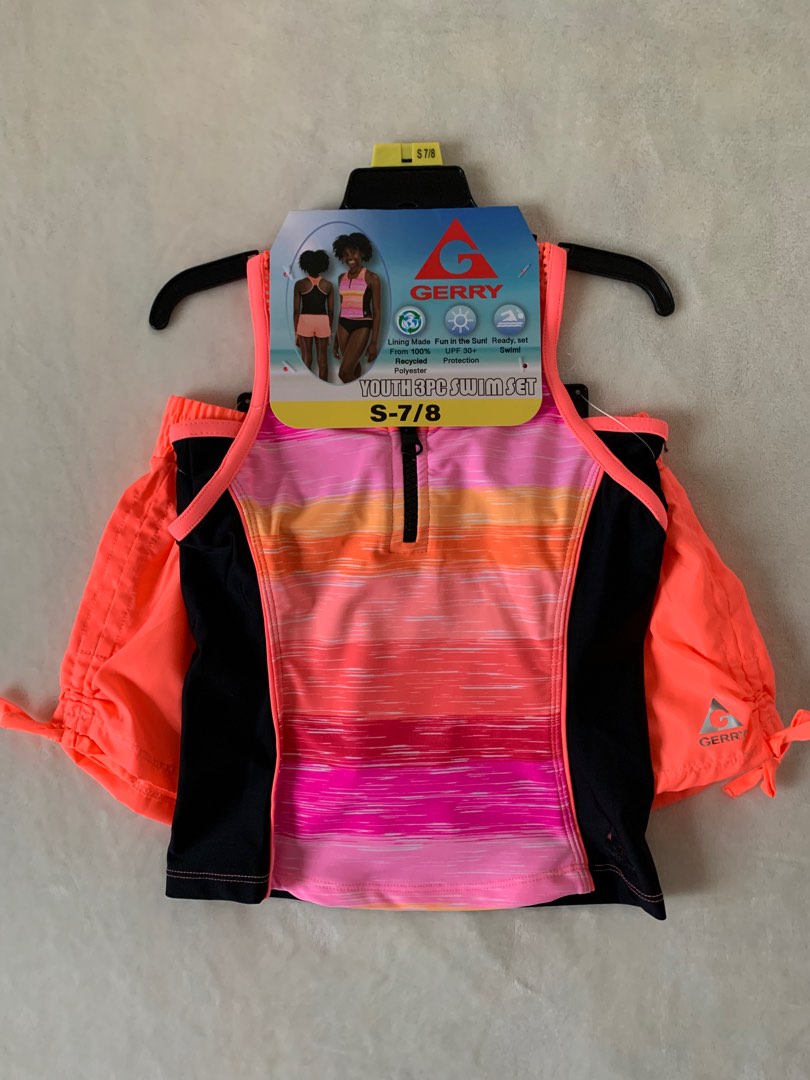 Original Gerry Youth 3PC Swim Set 7-8Y, Babies & Kids, Babies & Kids ...