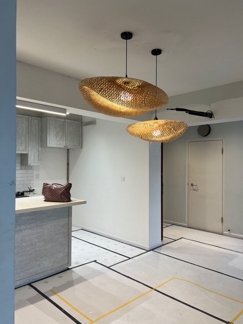 Bamboo Balinese Pendant Light, Furniture & Home Living, Lighting & Fans ...