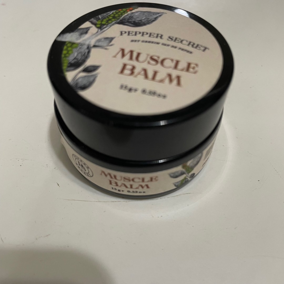 Pepper Secret Muscle Balm, Kesehatan & Kecantikan, Kulit, Sabun & Tubuh ...