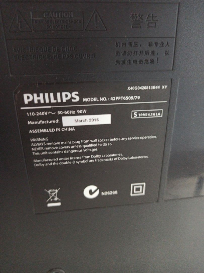 Philips 42 inch digital smart tv (Pls read description), TV & Home ...