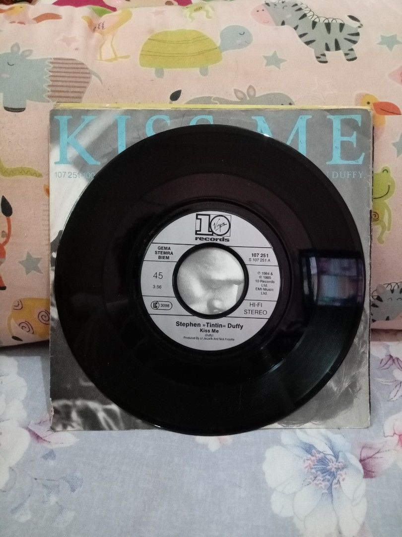Piringan hitam vynil impor ori vintage single 45 rpm Stephen Tintin ...