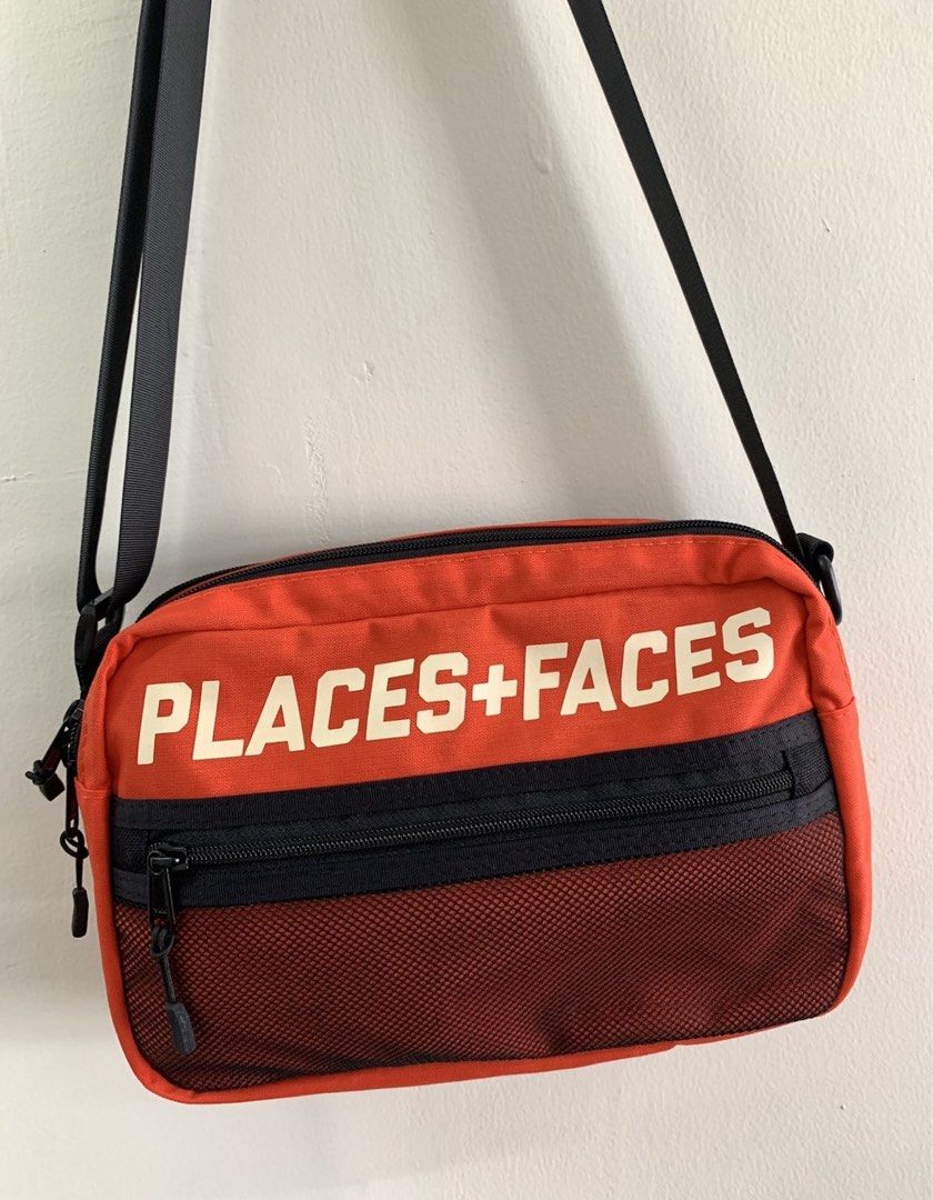 places + faces pouch bag, Men's Fashion, Bags, Sling Bags on Carousell