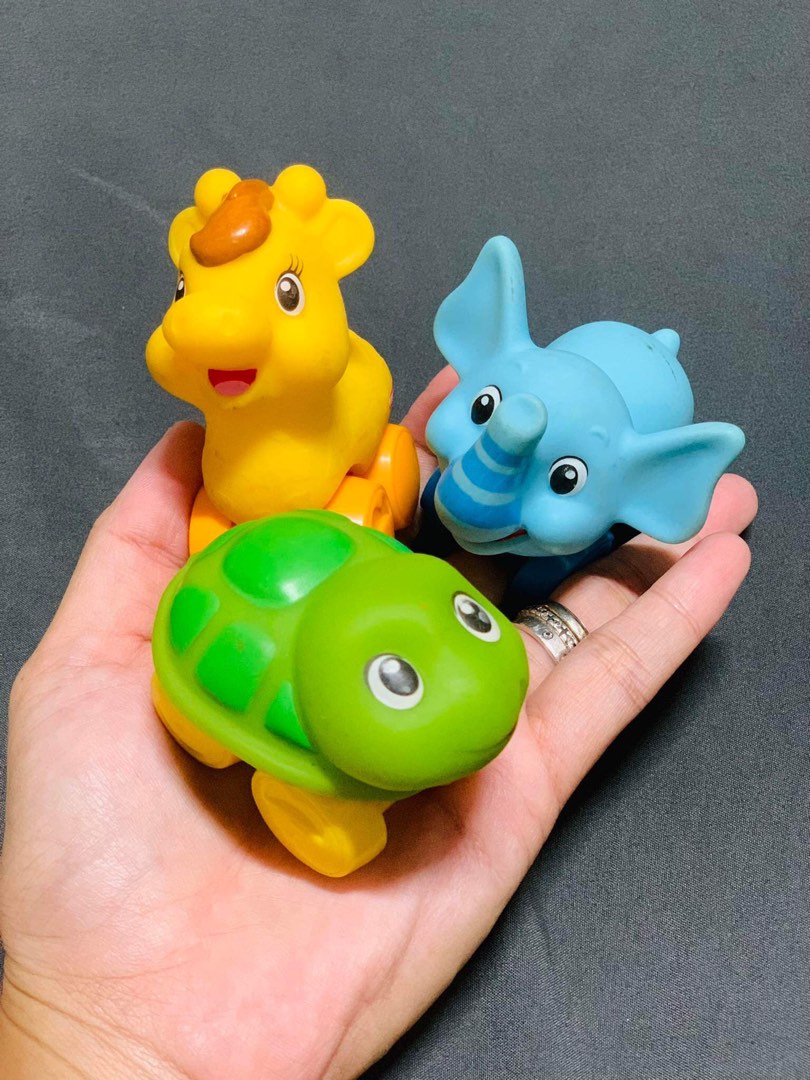 Playskool animal rubber cars, Hobbies & Toys, Toys & Games on Carousell