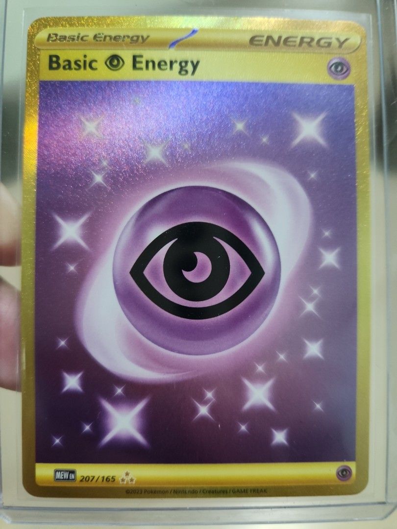 Pokemon 151 Energy Gold Card - 207/165, Hobbies & Toys, Toys & Games on ...