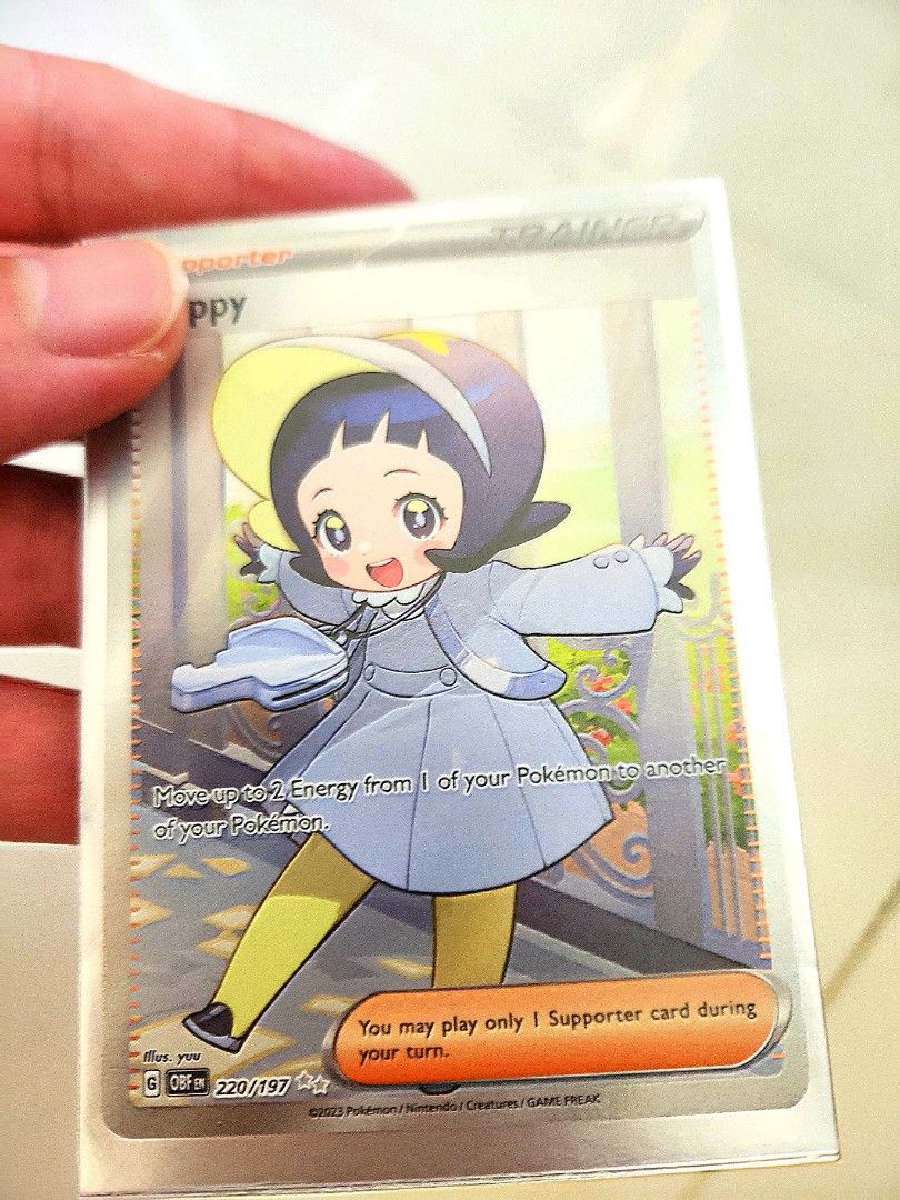 Pokemon Card Poppy, Hobbies & Toys, Toys & Games on Carousell