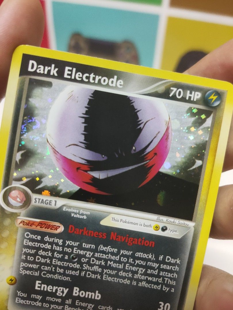 Pokemon TCG Dark Electrode 4/109 Holo, Hobbies & Toys, Toys & Games on Carousell