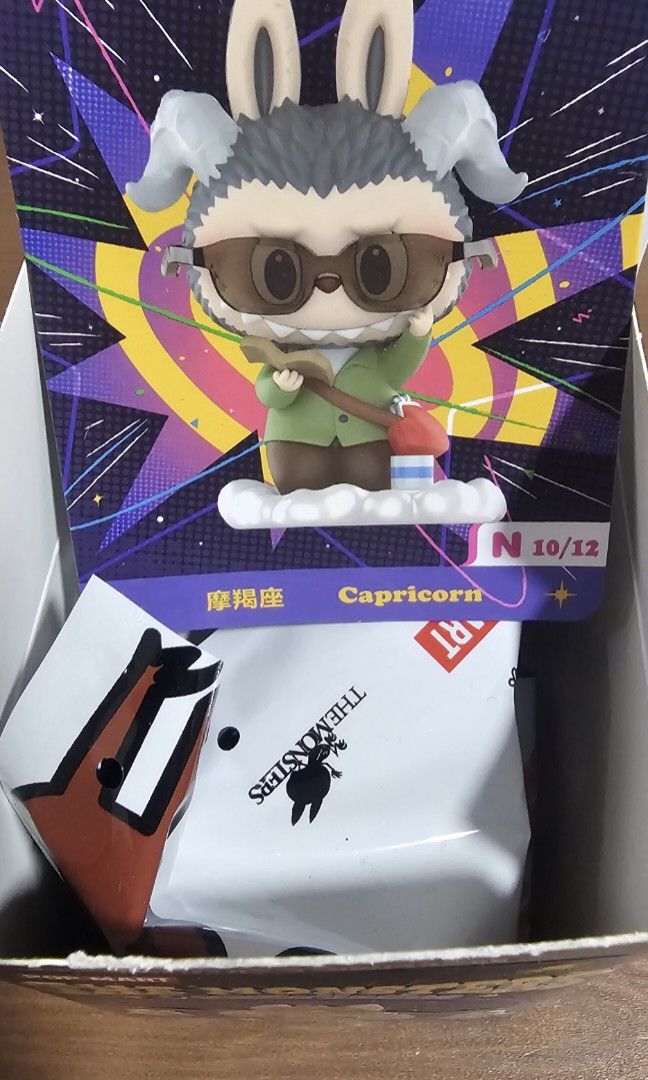 Popmart the monster labubu constellation- Capricorn, Hobbies & Toys ...