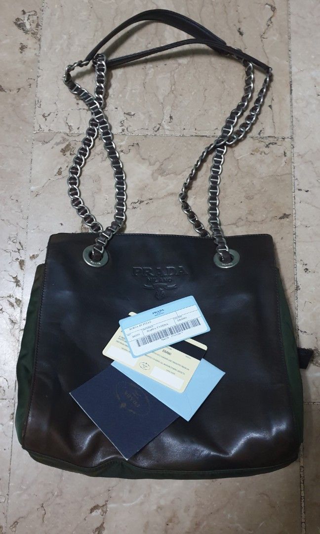 PRADA VINTAGE CHAIN, Luxury, Bags & Wallets on Carousell