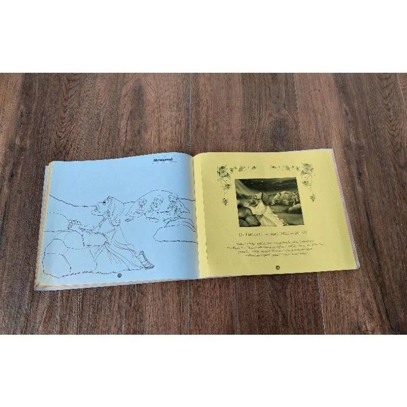 PRELOVED Bible sticker puzzle book. buku alkitab stiker KISAH SENGSARA ...