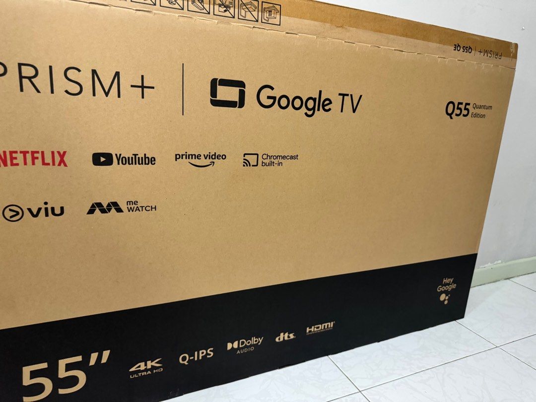 Prism Plus Q55 QE 4K Android TV, TV & Home Appliances, TV ...