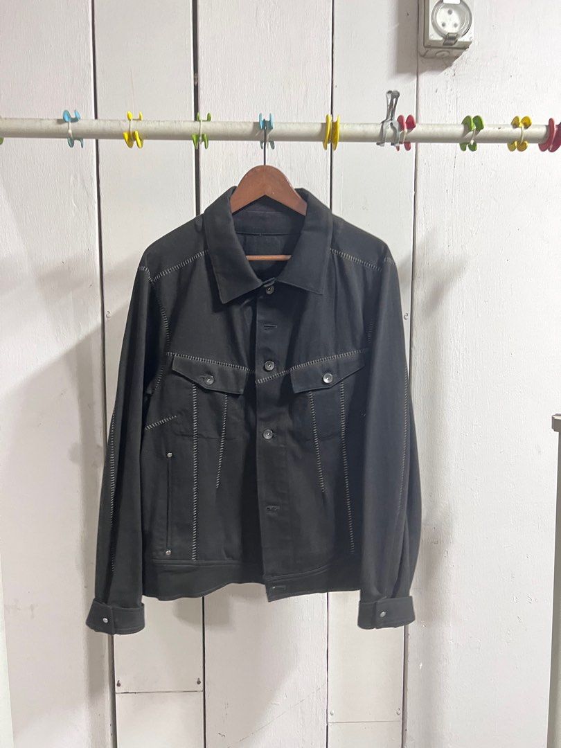 Professor E overlock denim jacket, Men's Fashion, Coats, Jackets and ...