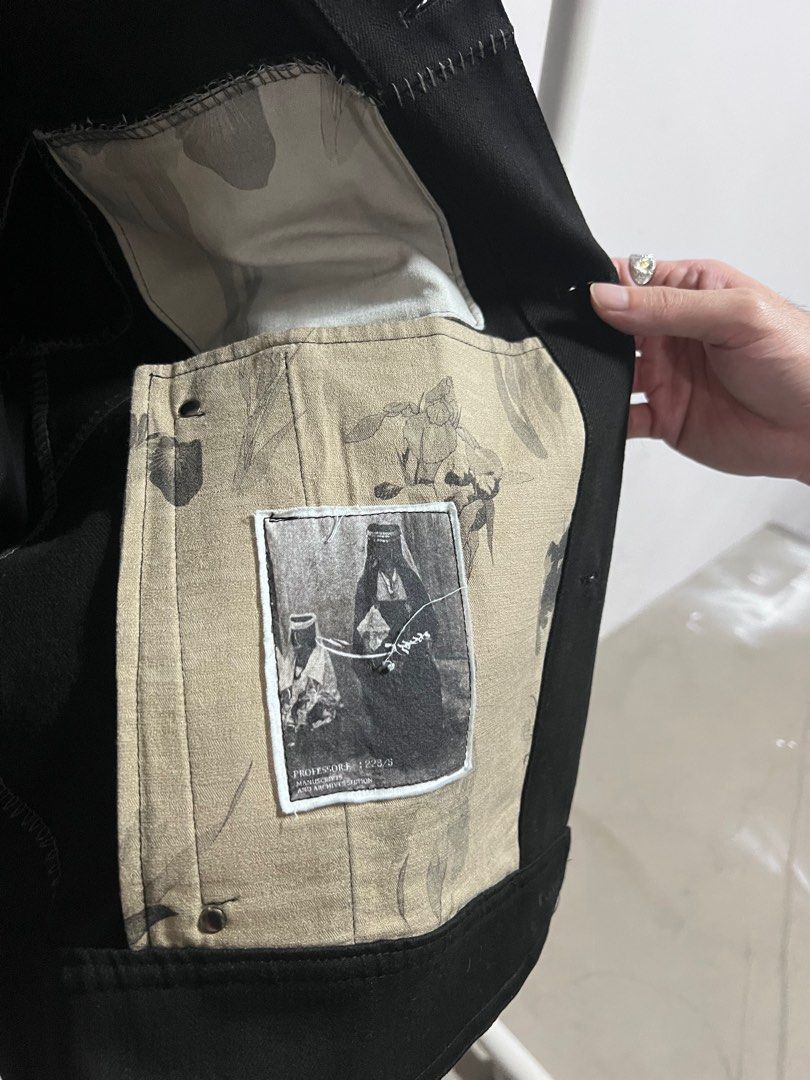 Professor E overlock denim jacket, Men's Fashion, Coats, Jackets and ...