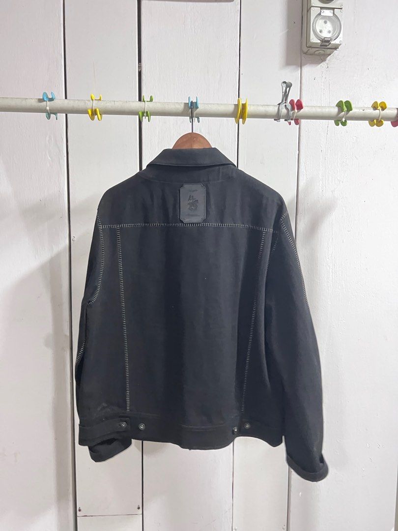 Professor E overlock denim jacket, Men's Fashion, Coats, Jackets and ...