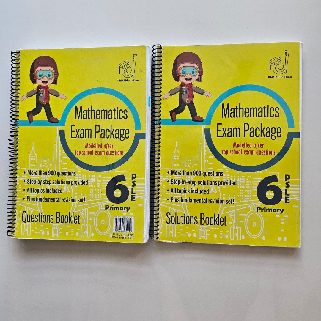 PSLE P6 PHD Education Maths Exam Package, Hobbies & Toys, Books ...