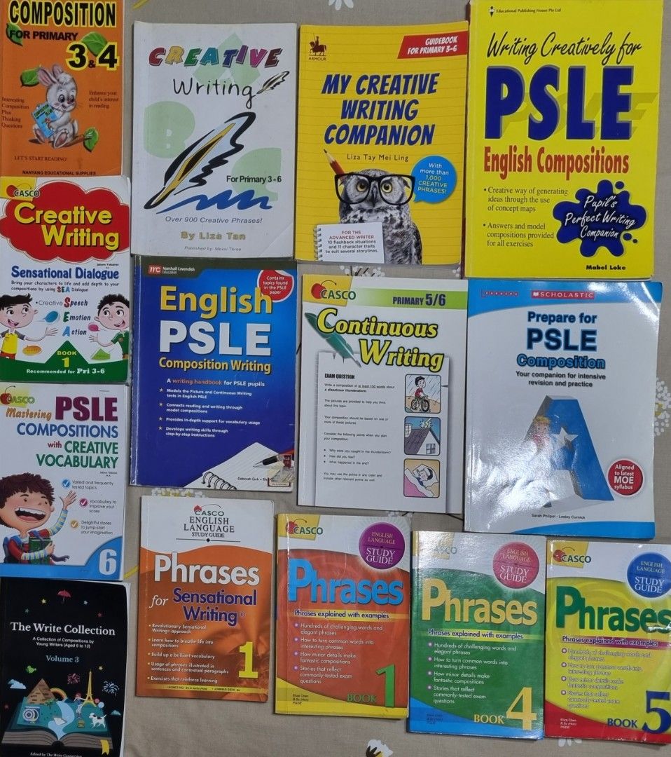 PSLE English Primary 6 MOE book and workbook, Hobbies & Toys, Books ...