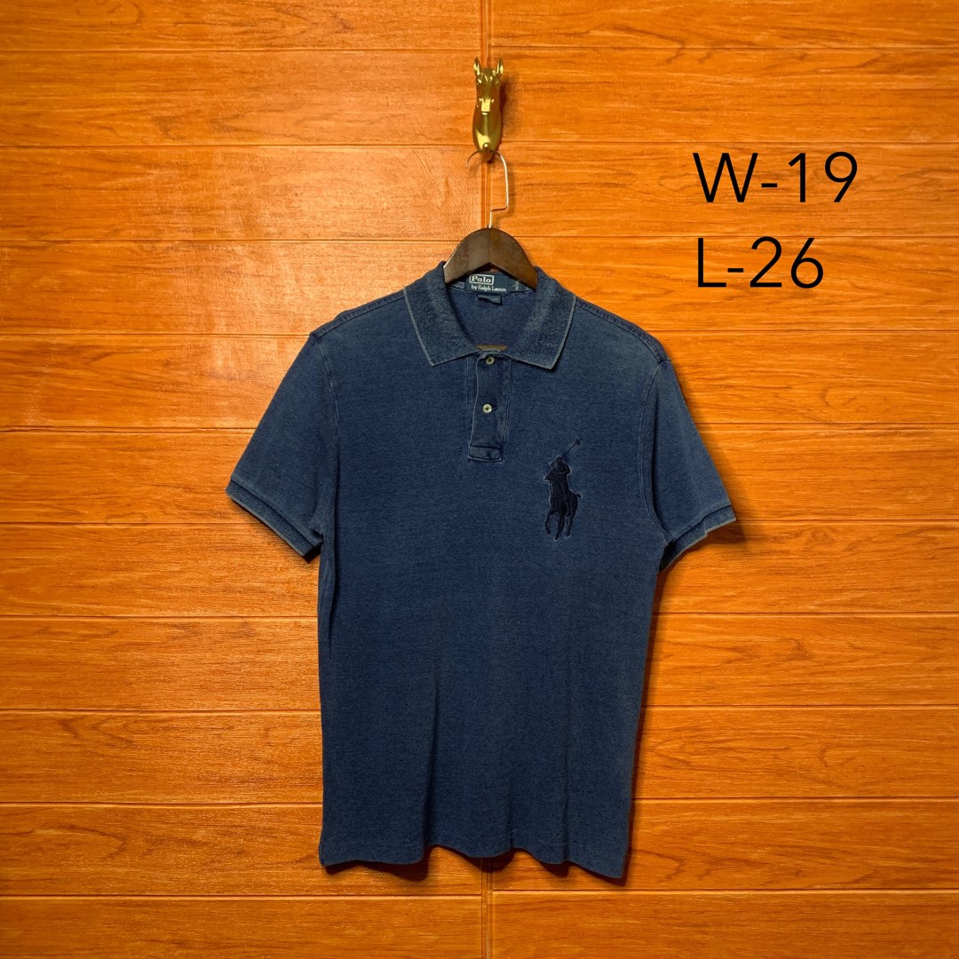 Ralph Lauren RL Denim Polo shirt, Men's Fashion, Tops & Sets, Tshirts ...