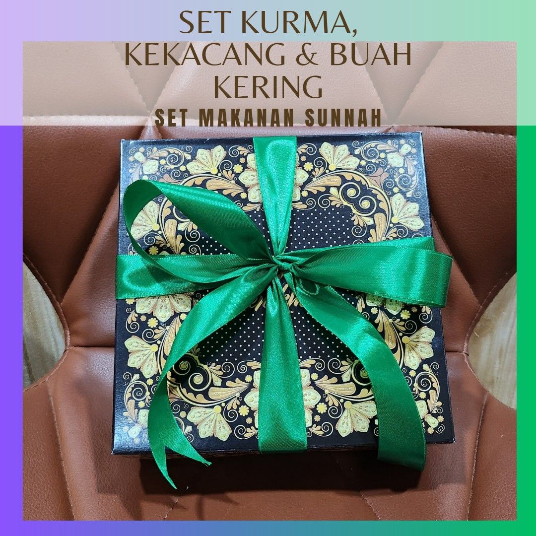 Ramadhan giftbox makanan sunnah kurma dan dried fruit, Food & Drinks ...