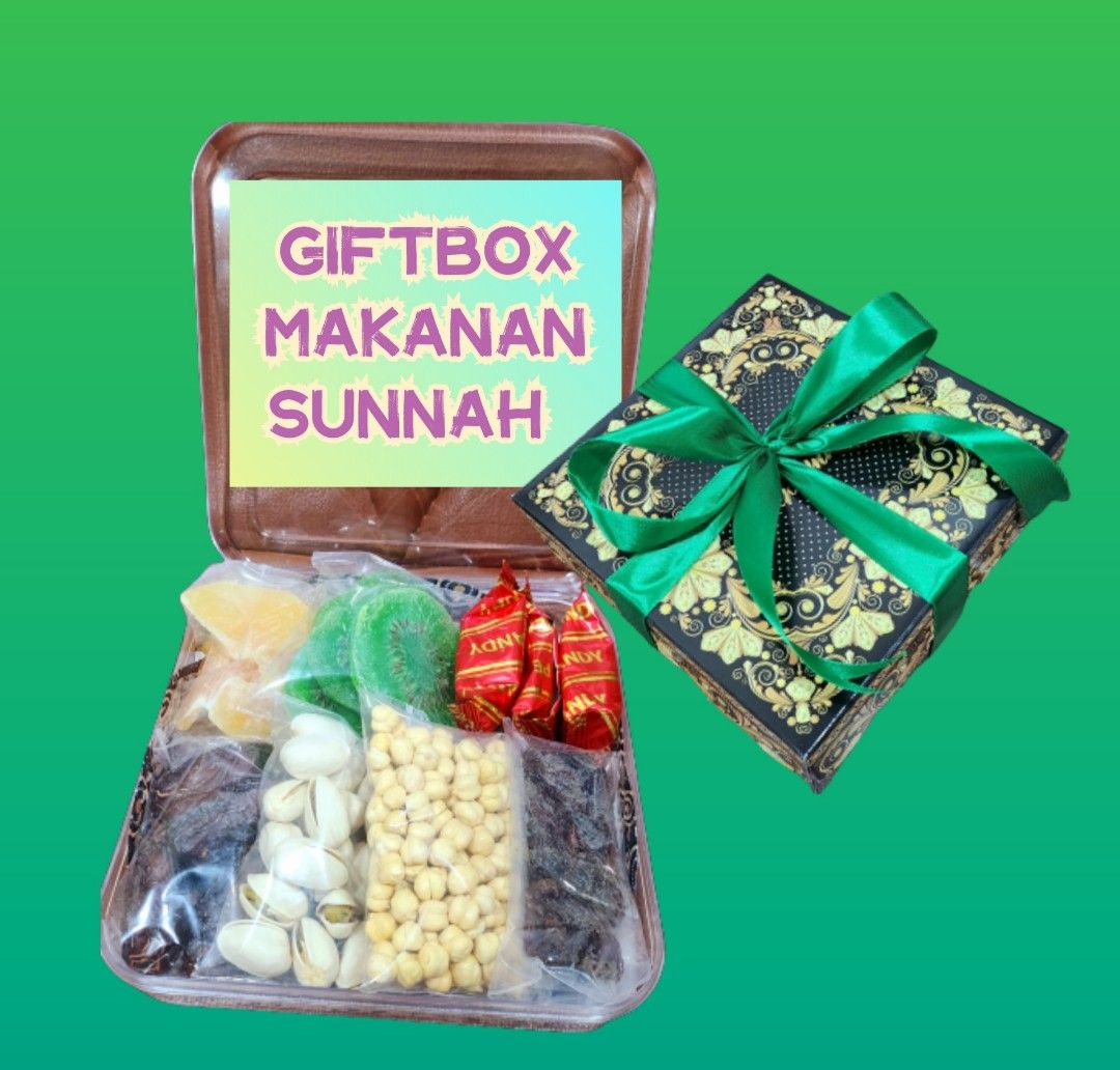 Ramadhan giftbox makanan sunnah kurma dan dried fruit, Food & Drinks ...