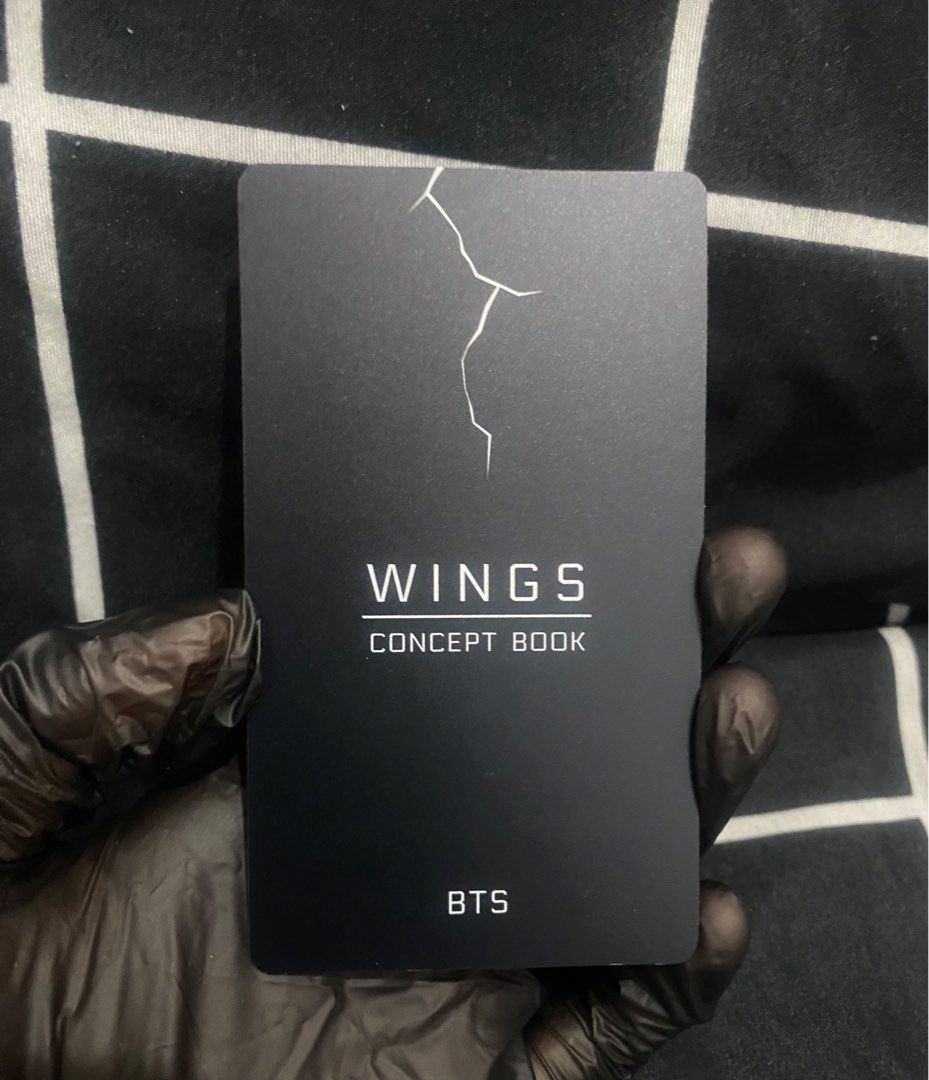 RARE bts jungkook wings concept book lenticular, Hobbies & Toys, Memorabilia & Collectibles, K ...