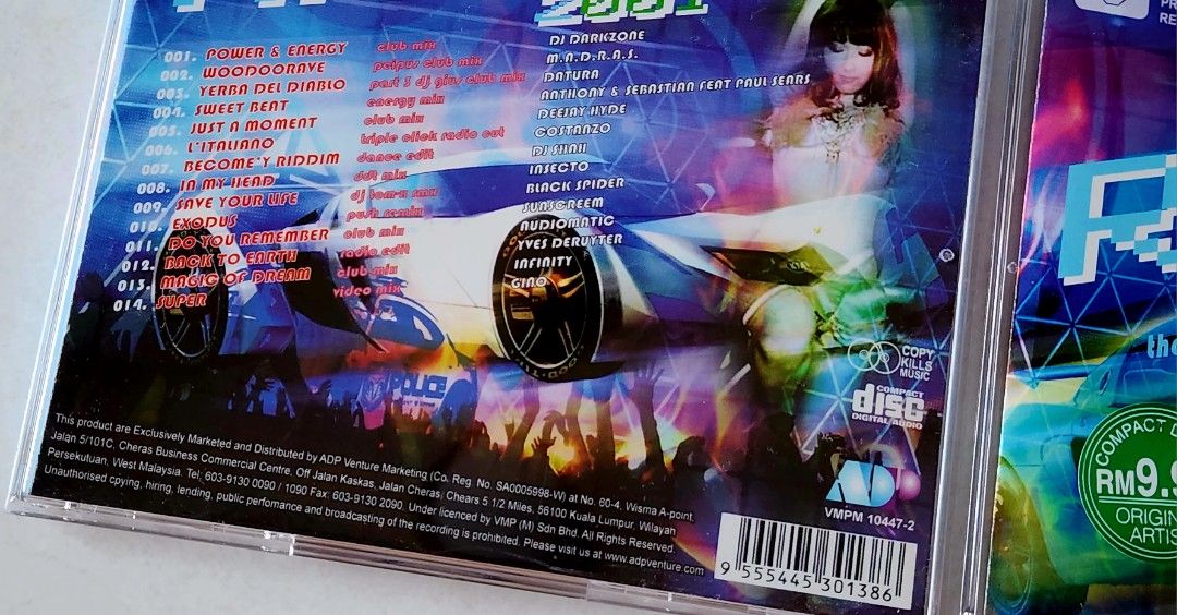 Rave 2001 ( VMPM MALAYSIA ) CD, Hobbies & Toys, Music & Media, CDs ...