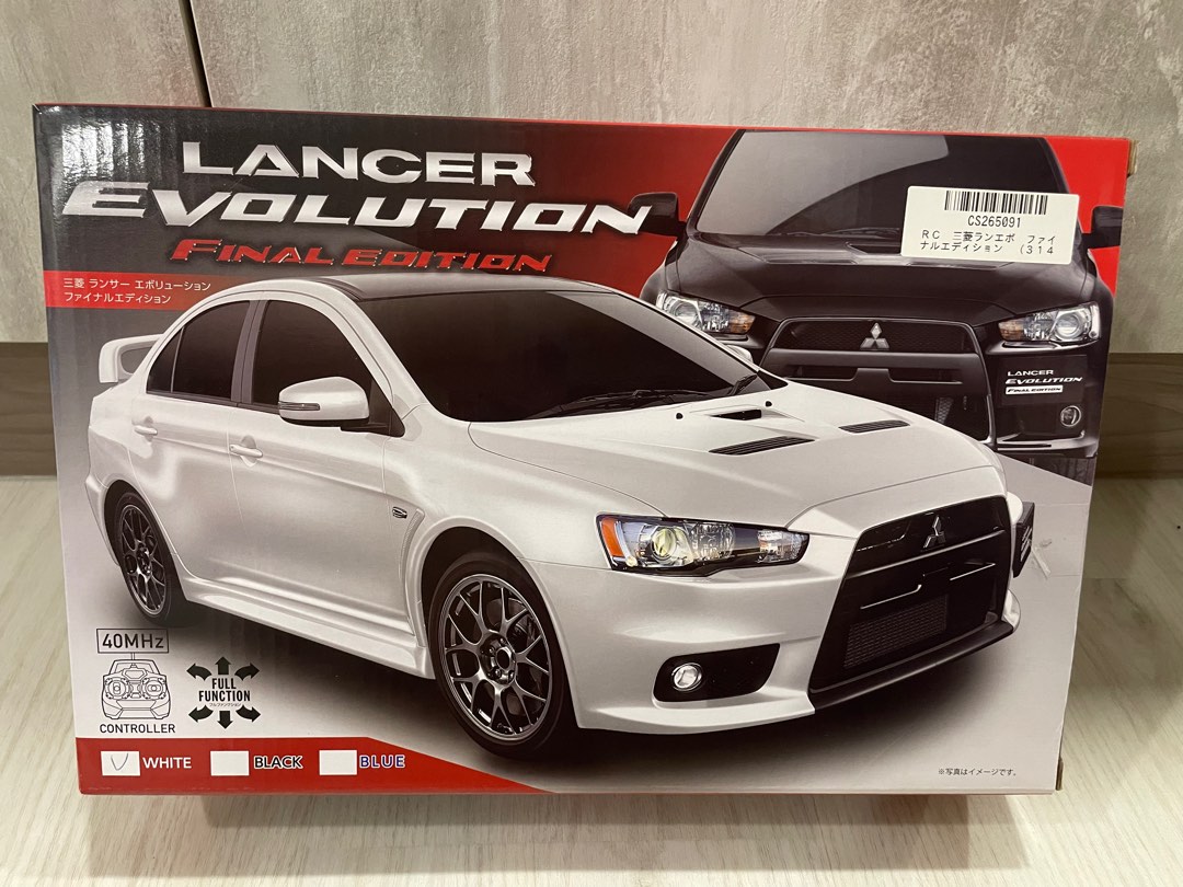 RC car Mitsubishi Lancer Evo (white colour) (not honda civic), Hobbies ...