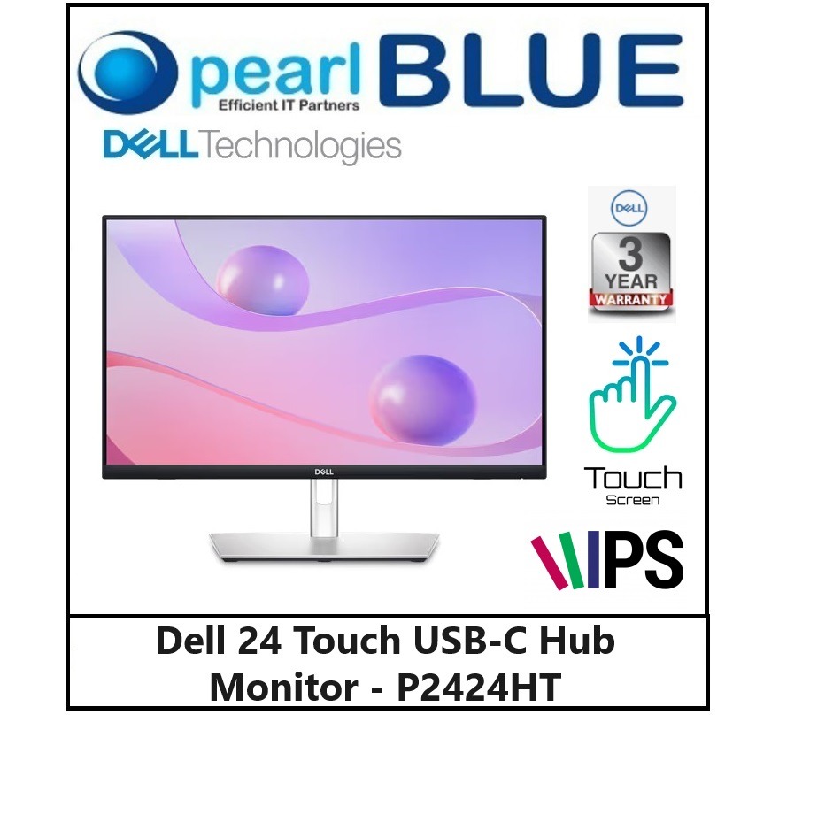[READY STOCK] Dell 24 Touch USB-C Hub Monitor - P2424HT Touch Screen ...