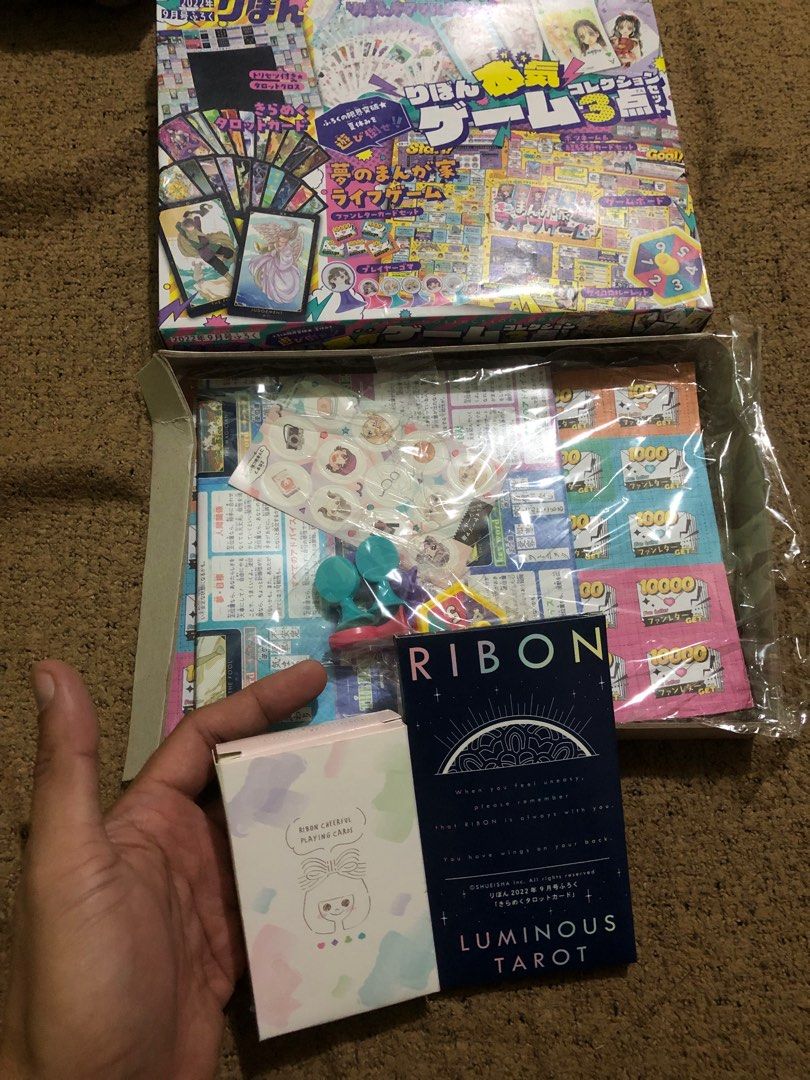 RIBON Luminous Tarot card, playing card deck , board game set, Hobbies ...