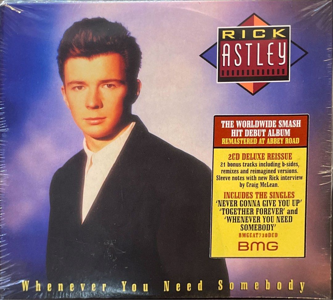 RICK ASTLEY: WHENEVER YOU NEED SOMEBODY (2CD COLLECTION), Hobbies ...